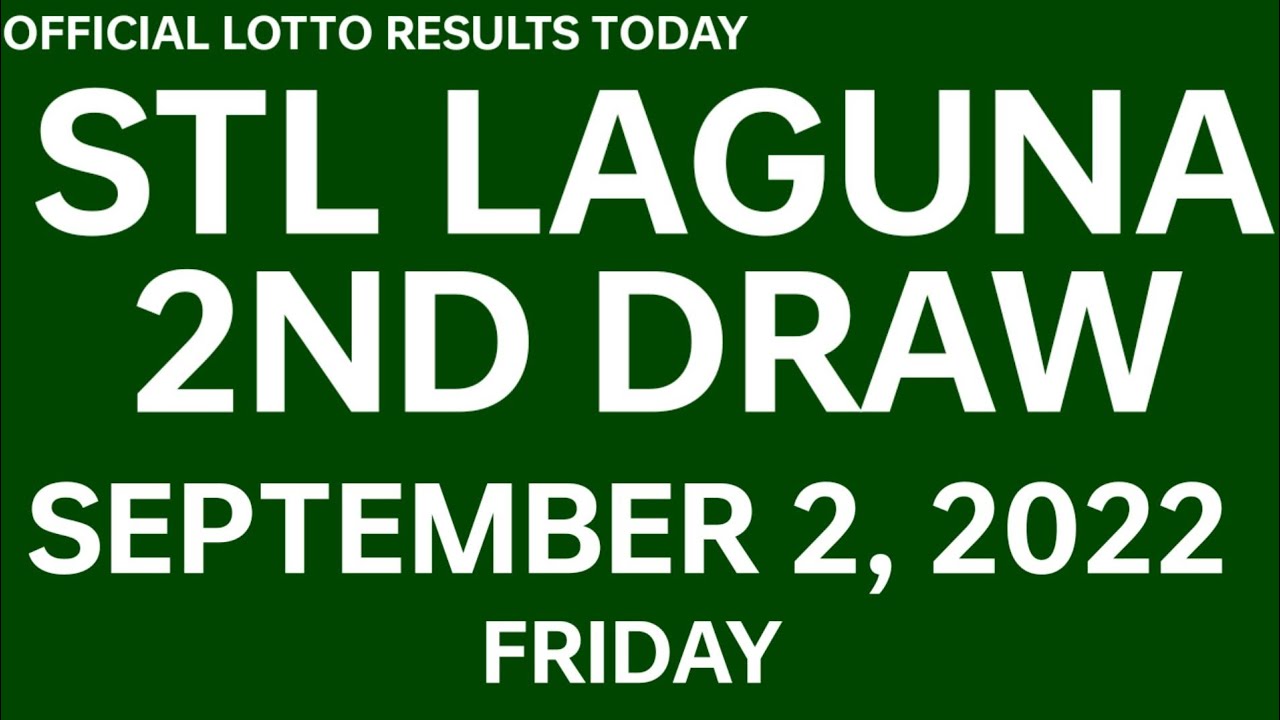 Stl Laguna results today September 2, 2022 2ND DRAW - YouTube