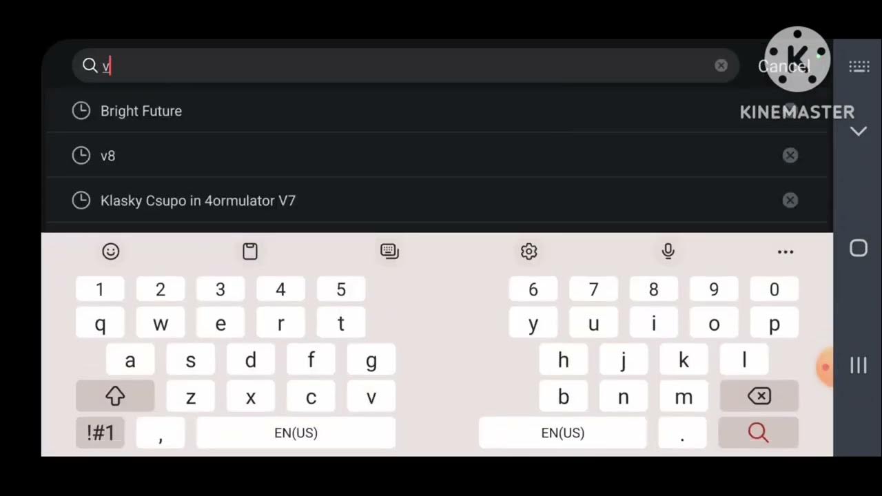 how to make 4ormulator v9 on kinemaster - YouTube