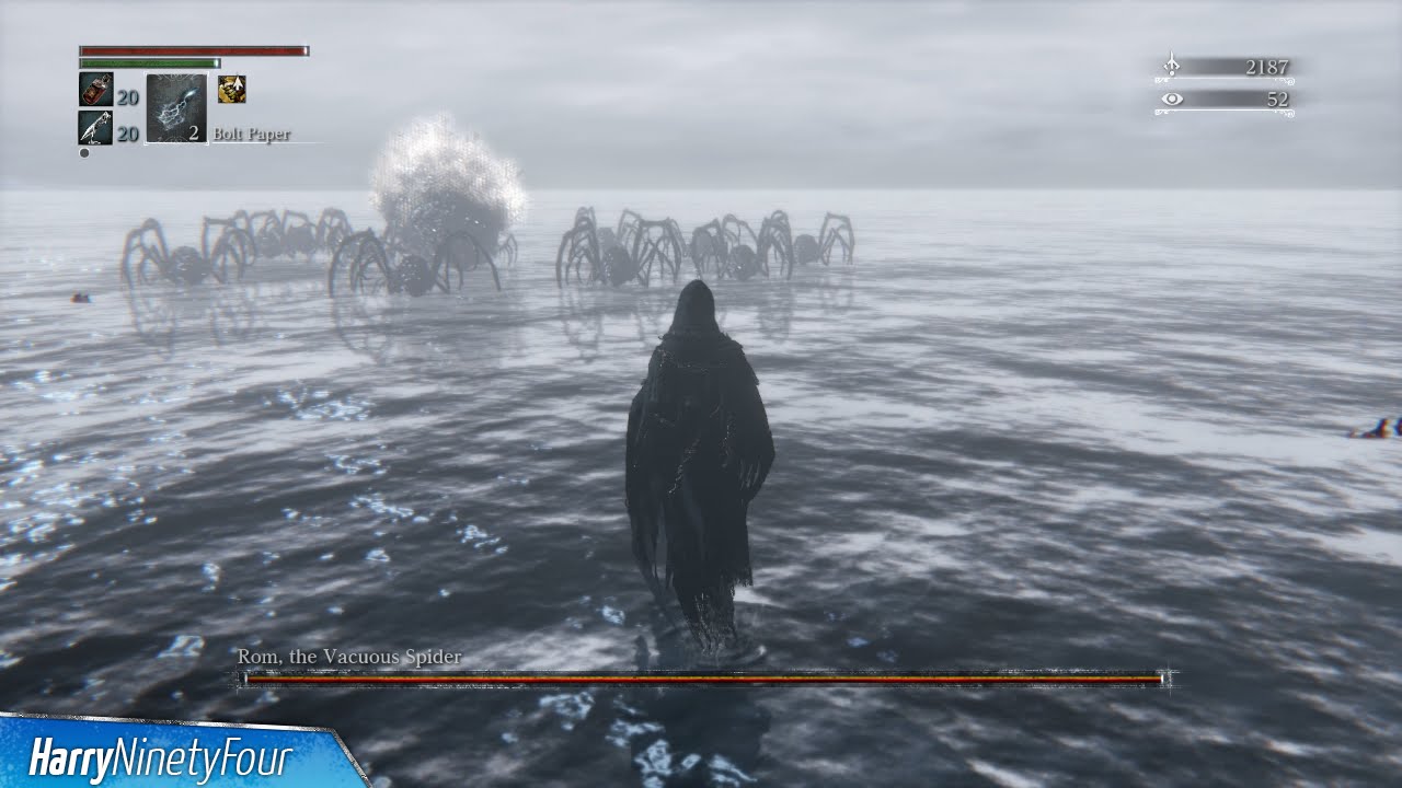 Bloodborne - Rom, the Vacuous Spider Location and Boss Fight (Rom, the ...