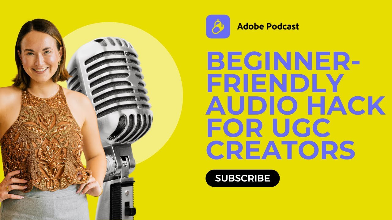 Professional Audio Hack with Adobe Podcast: Beginner-Friendly UGC ...