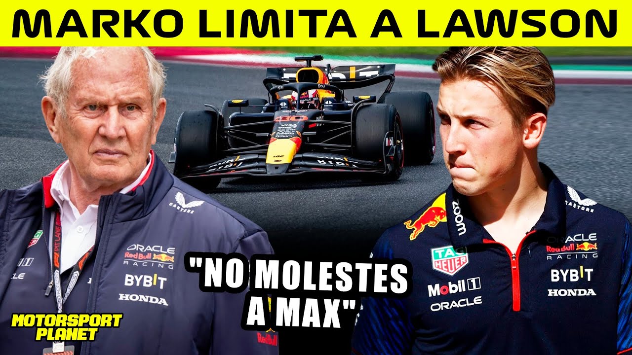 🚨HELMUT MARKO DESCARADO 🙄 PRIMERAS ADVERTENCIAS a LAWSON 💥 MAXIMA ...
