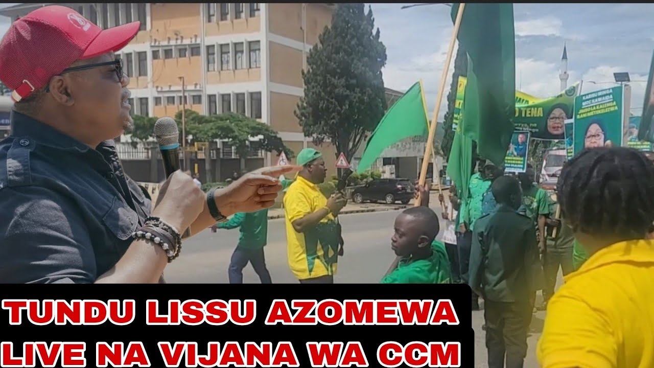 KIMENUKA TUNDU LISSU AZOWEWA LIVE NA VIJANA WA CCM. TNAKUKIMBIA BAADA ...
