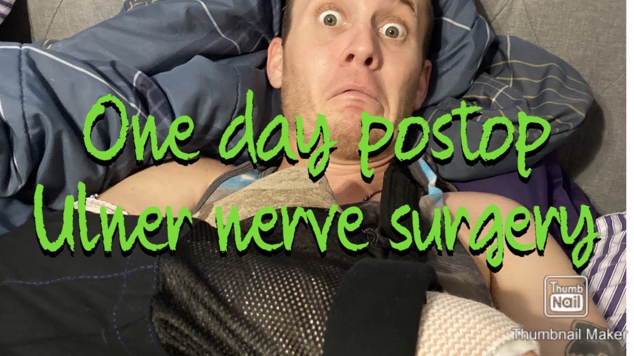 One day postop ulnar nerve surgery - YouTube