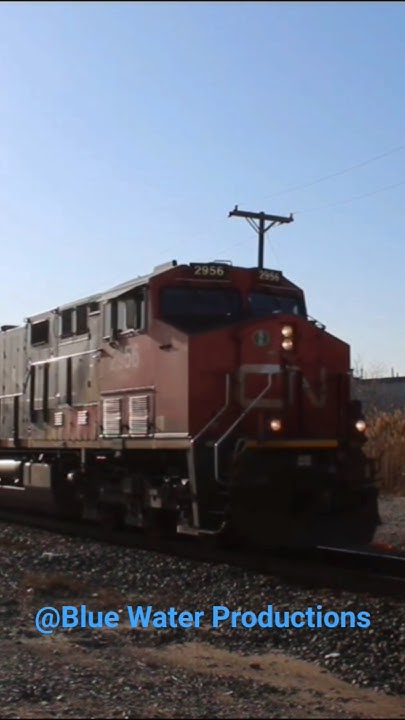 CN 2956 Leading B730 In Port Huron, MI (4-22-2025) - YouTube