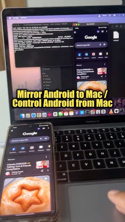 🚀 Best Way to Mirror & Control Android on MacBook Without Any App! (Scrcpy Guide) 🔥 #shorts ...