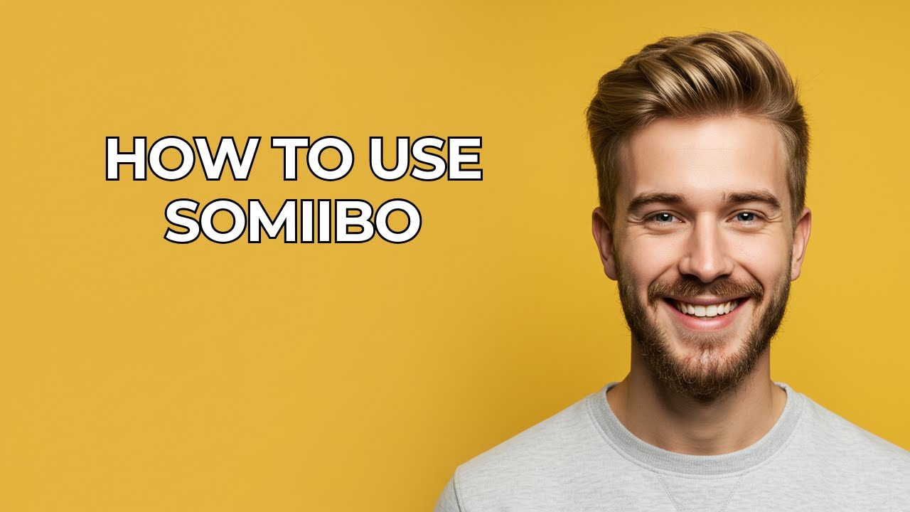 How To Use Somiibo - NEW! Step by Step - YouTube