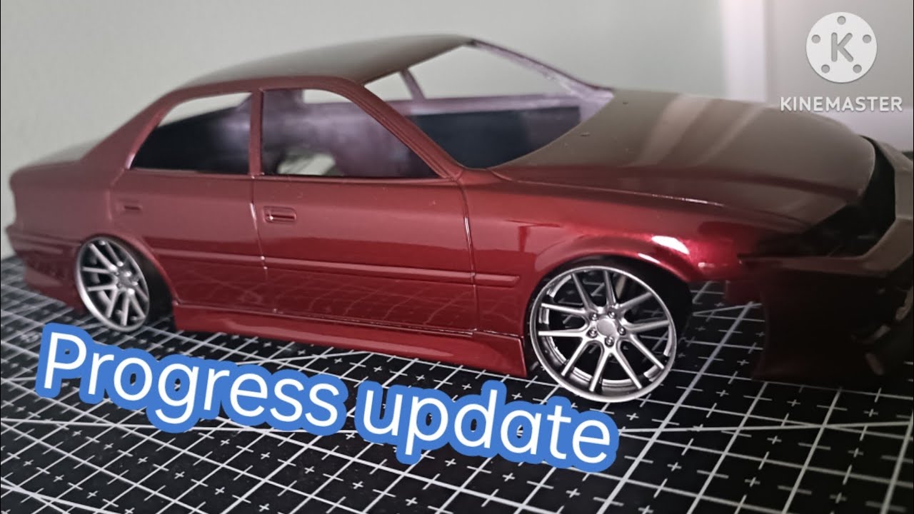 Aoshima Toyota Chaser JZX100 Vertex 1/24 - progress update - YouTube