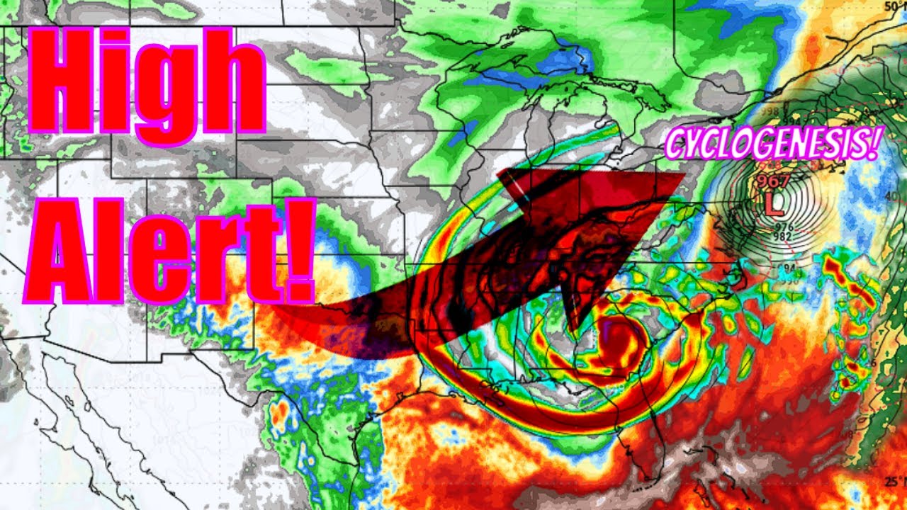 Another Powerful Storm Coming and Getting Stronger, Cyclogenesis! - YouTube