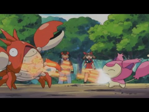 Skitty blocks corphish bubble beam