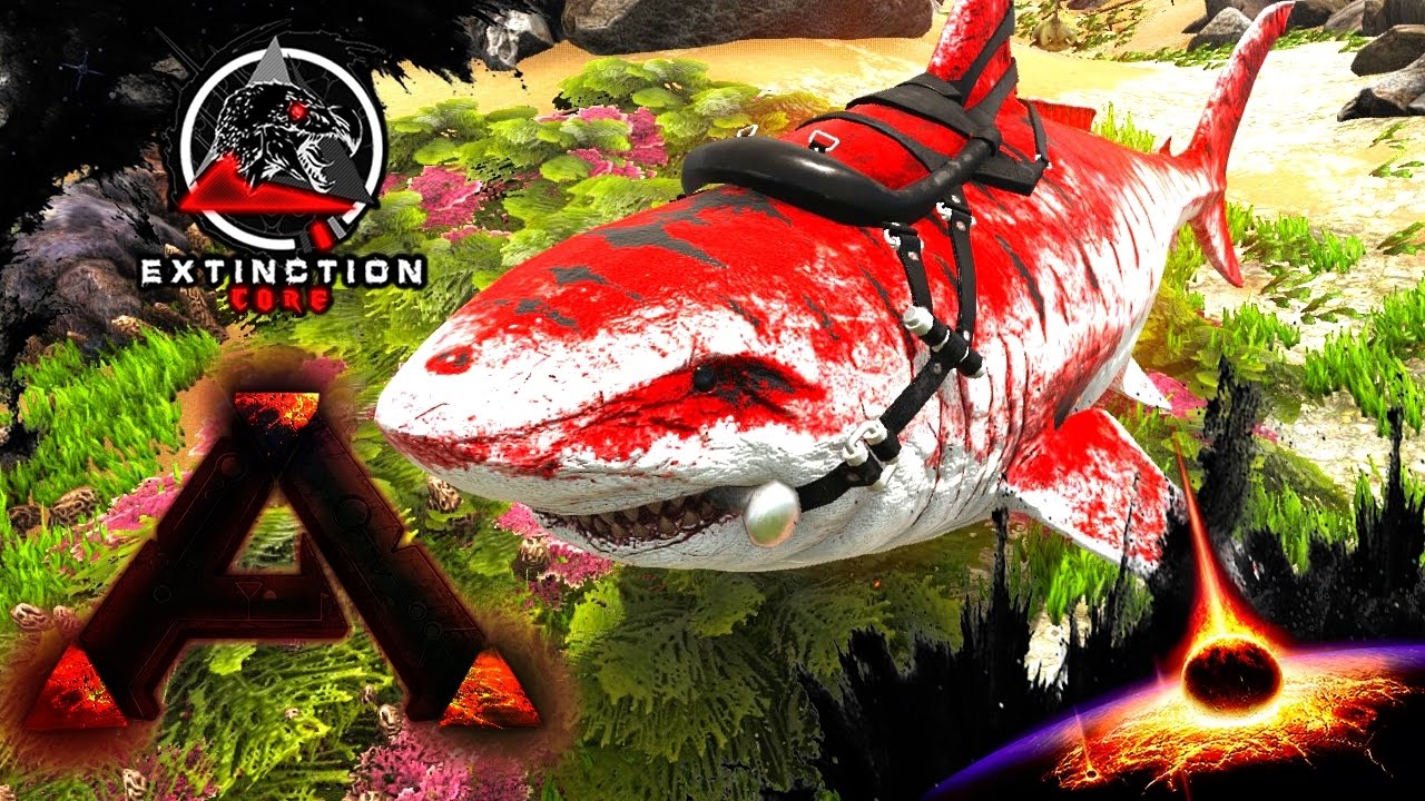MODDED ARK: Extinction Core :: Ep 10 :: ALPHA MEGALODON! - YouTube