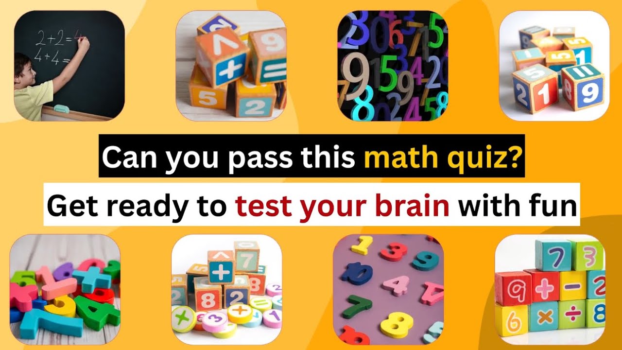 🧠 Can YOU Beat This Fun Maths Quiz? 🔢💥 | Brain-Boosting Math Challenge ...