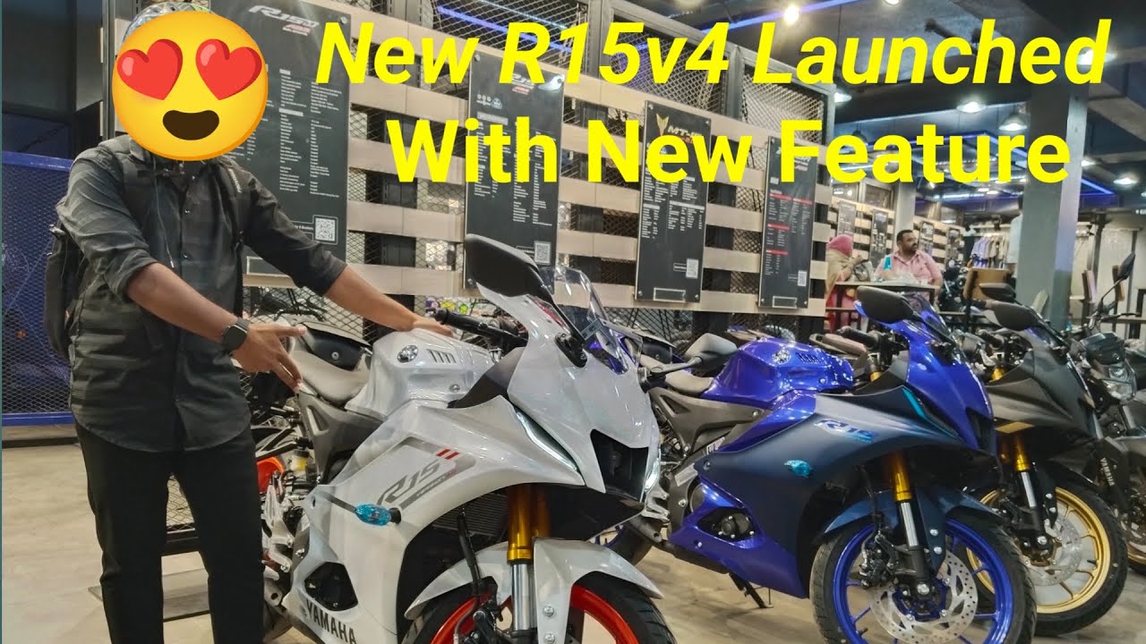 Yamaha R15 v4 New White Colour with New Features !! Launched 🤩 - Blog ...