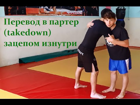 Перевод в партер (takedown) зацепом изнутри от Виталия Бранчука.
