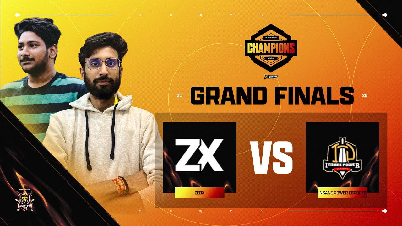 GRAND FINALS - Telugu Territory Champions League LIVE 🔴 ZEDX ESP VS ...