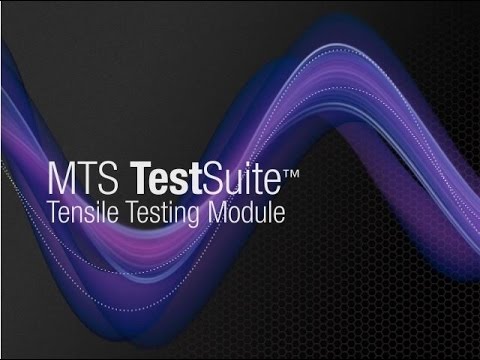 MTS TestSuite Multipurpose Tensile Testing Module (7 of 7) - YouTube