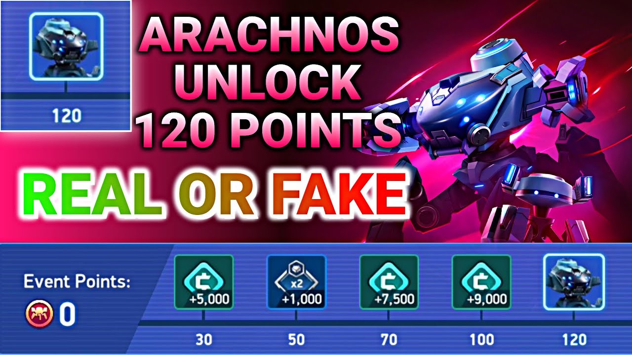 New Mech Arachnos Unlock at 120 Points - Real or Fake? - Mech Arena ...