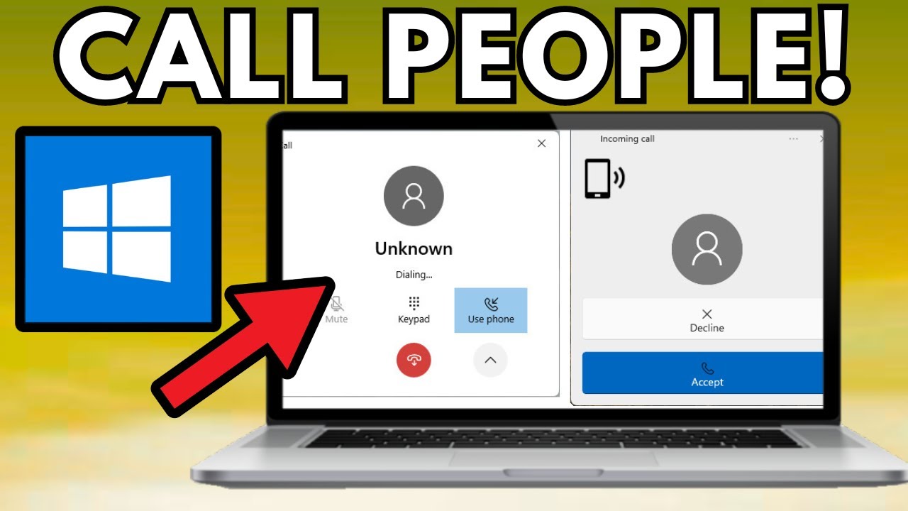 Make and Receive Phone Calls in Windows 11 PC - YouTube