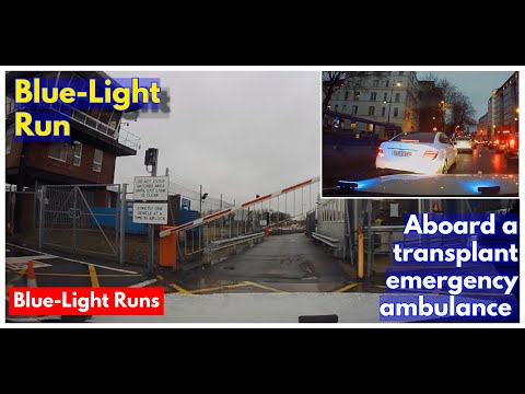 NHS Transplant Driver | Blue-Light Run From Airport To Hospital - YouTube