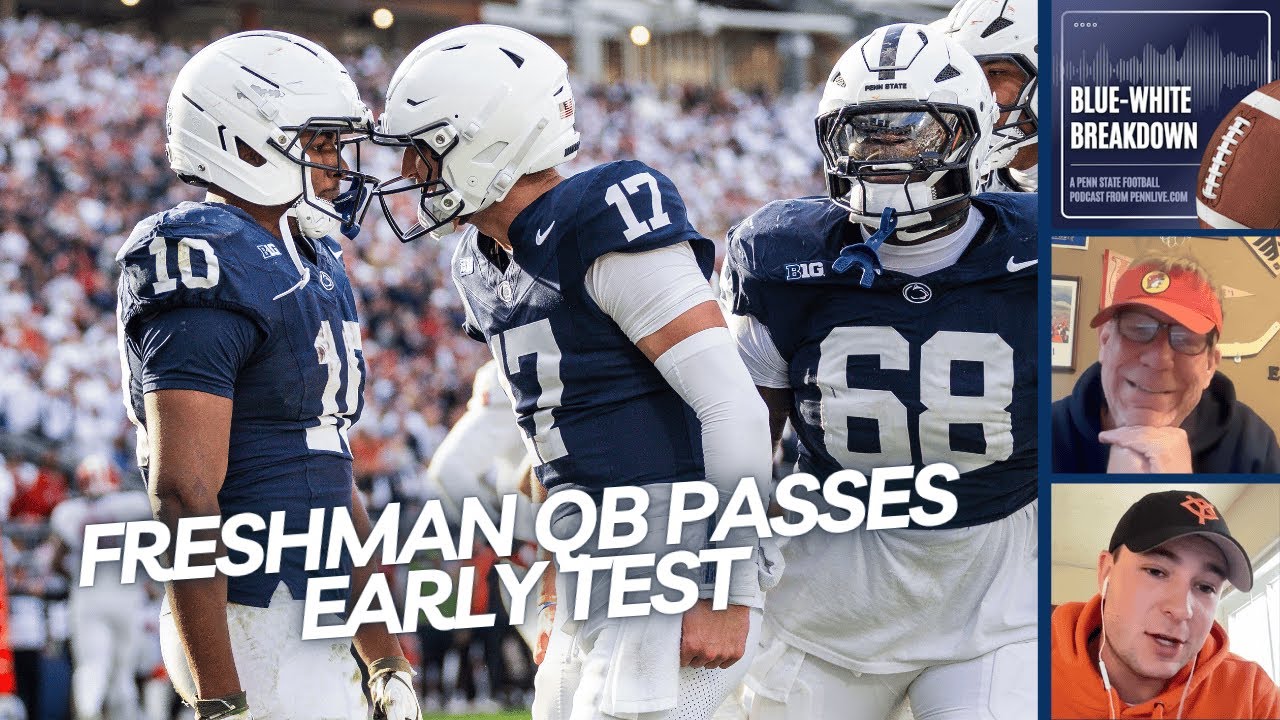 Penn State freshman QB passes HUGE TEST with flying colors - YouTube