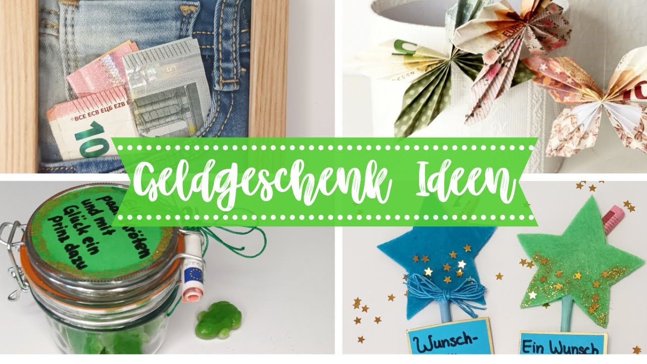 Originelle Geldgeschenke basteln | Kreative Ideen Geld zu verschenken ...