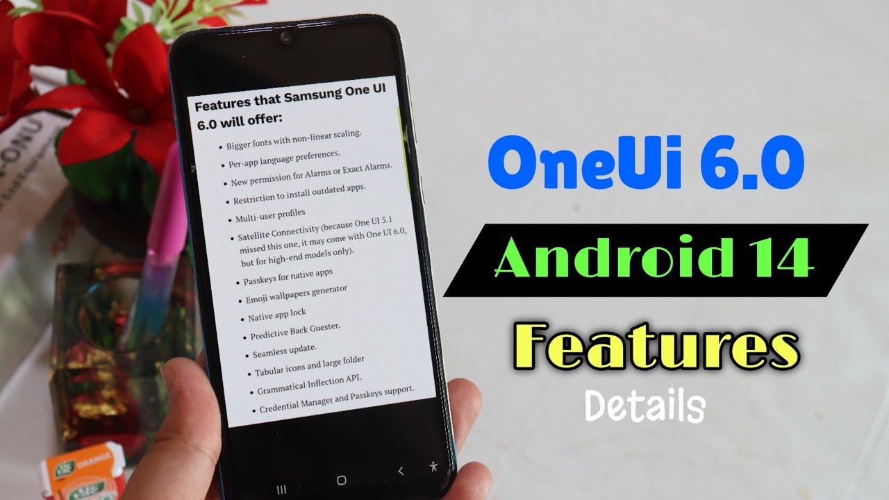 Samsung OneUi 6.0 Android 14 After Update Features Details - YouTube