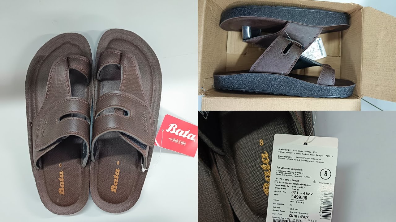 Bata footwear under ₹500|Bata sleeper for daily use|Unboxing Bata ...