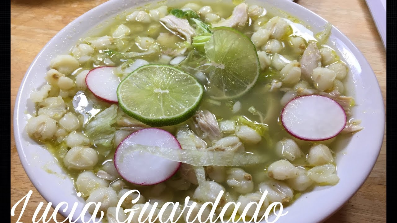 Pozole Verde de Pollo con Maíz de Lata - YouTube
