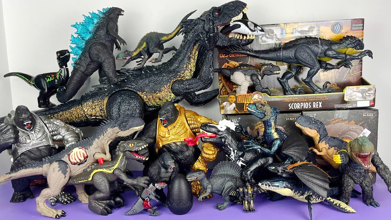 Jurassic World Unboxing Review Asmr Colorful Dinosaur Giant Indoraptor ...