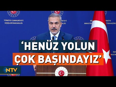 Alman Mevkidaşı ile Ortak Basın Açıklamasında Konuşan Hakan Fidan'dan Gazze Mesajı | NTV