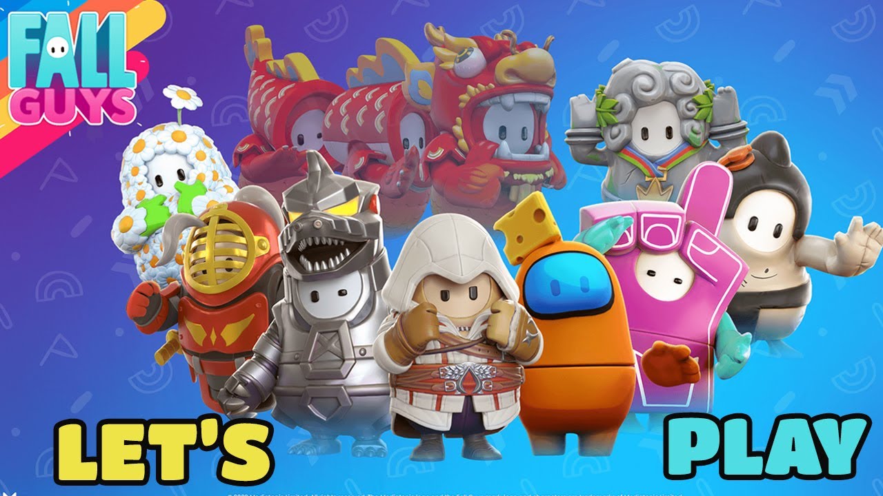 Fall Guys Live Gameplay *FREE TO JOIN* - YouTube