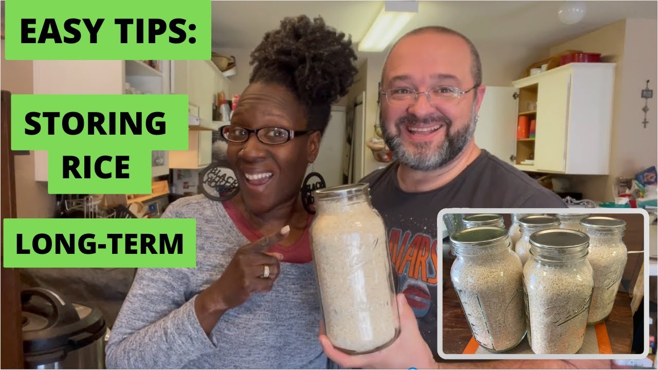 EASY Tips for Storing Rice Long Term - YouTube