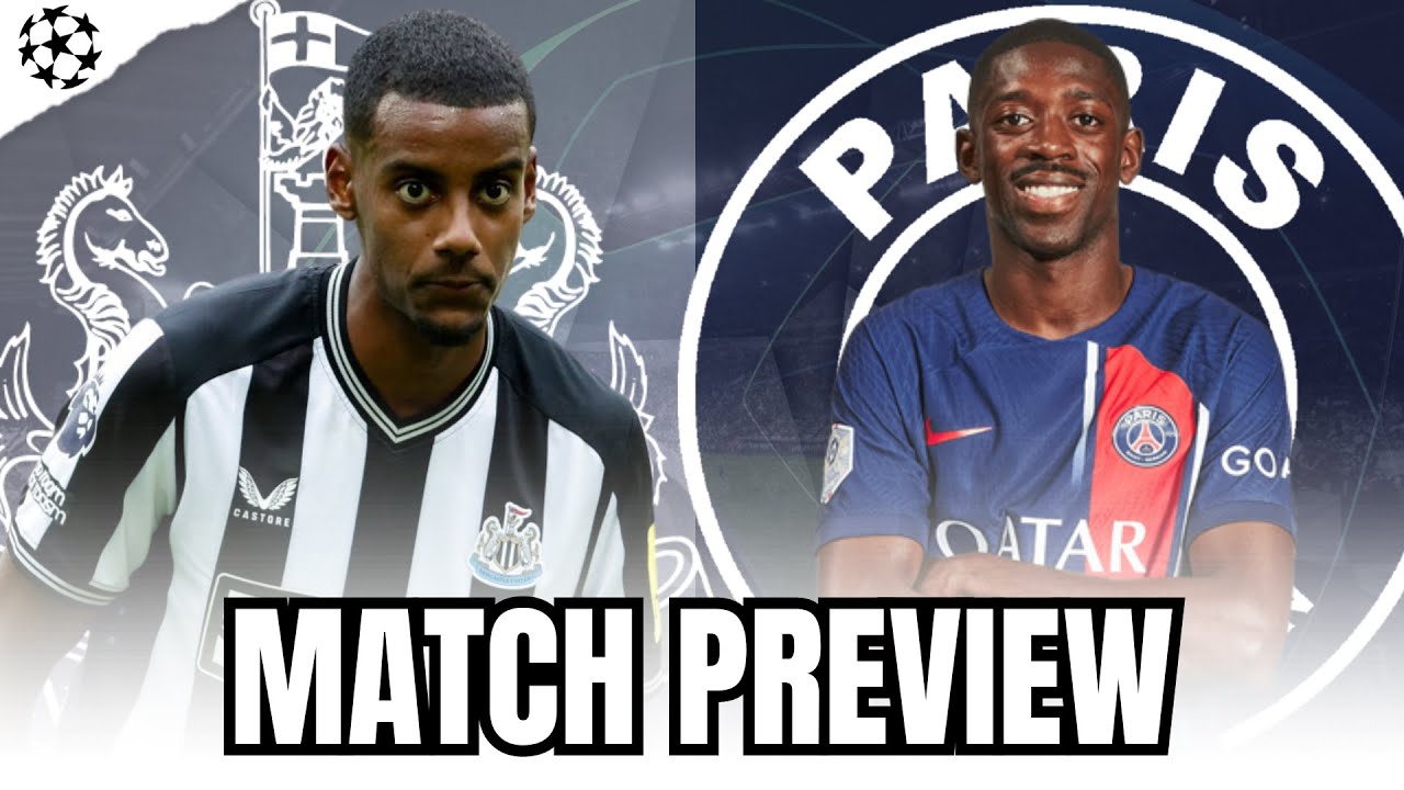 *WE'RE BACK!* Newcastle United vs PSG LIVE Champions League Match ...