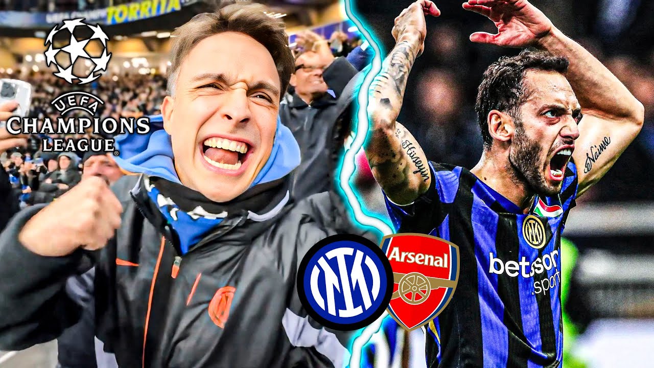 Inter vs Arsenal🔥| PURA SOFFERENZA A SAN SIRO😱 | Champions League vlog ...
