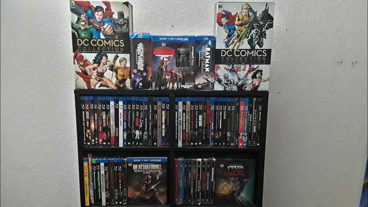My DC Animated Movie Collection as of August '20 - YouTube