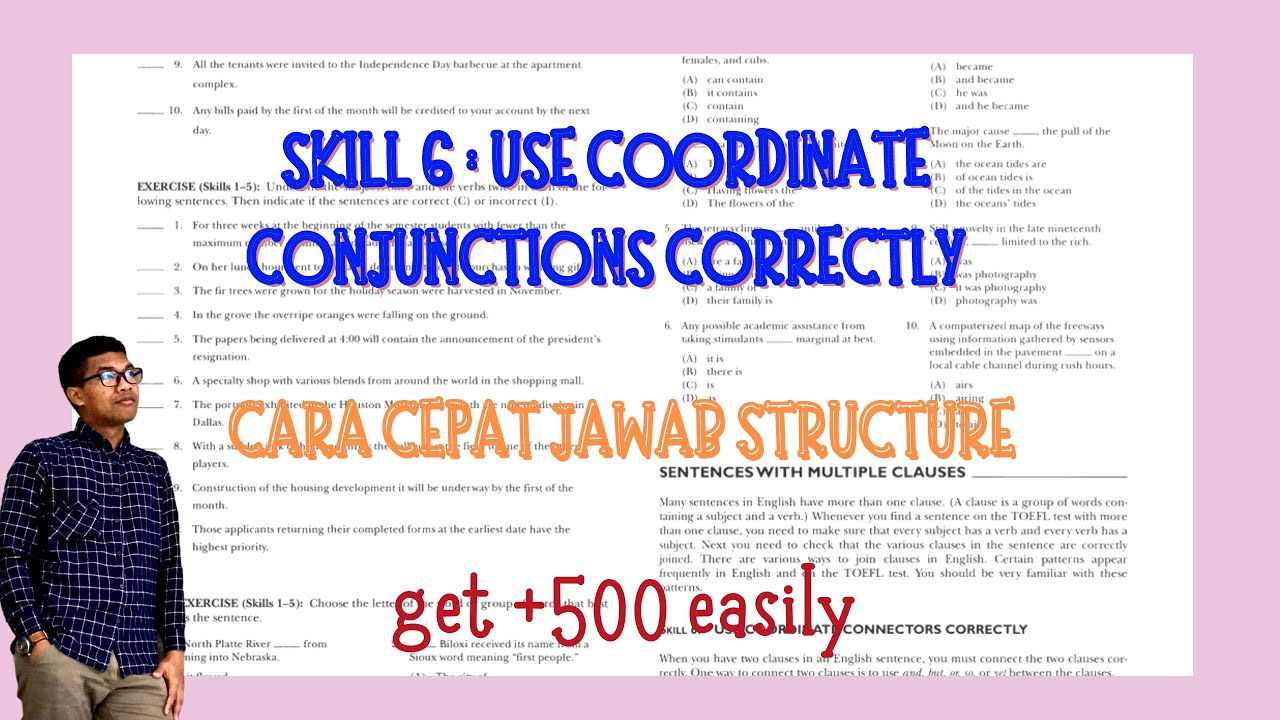 Skill 6 Use Coordinate Conjunction Correctly (5 soal) - YouTube