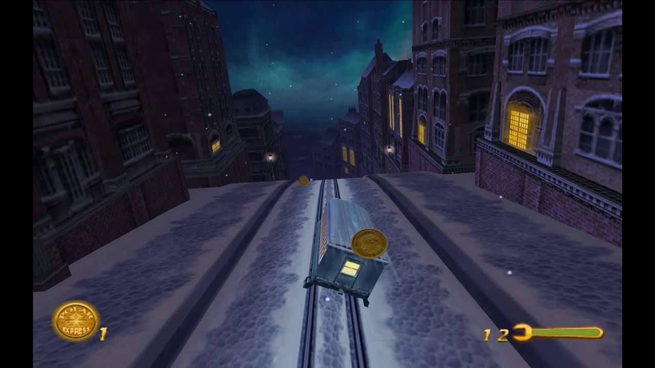 The Polar Express Game Chapter 5 Runaway Car No Commentary - YouTube
