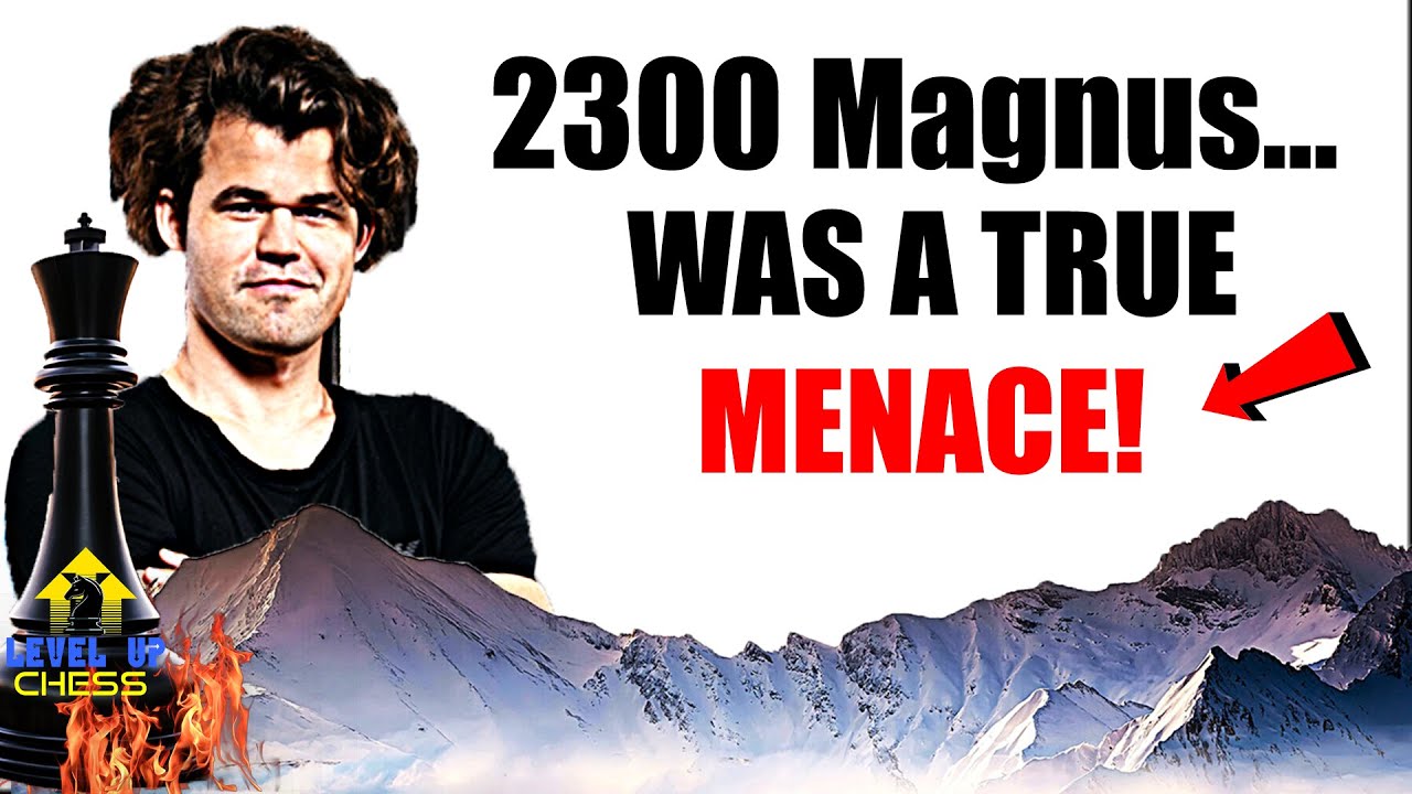 WHEN A 2300 Elo Magnus Carlsen CRUSHED a 1500 ELO! | Level Up Your ...