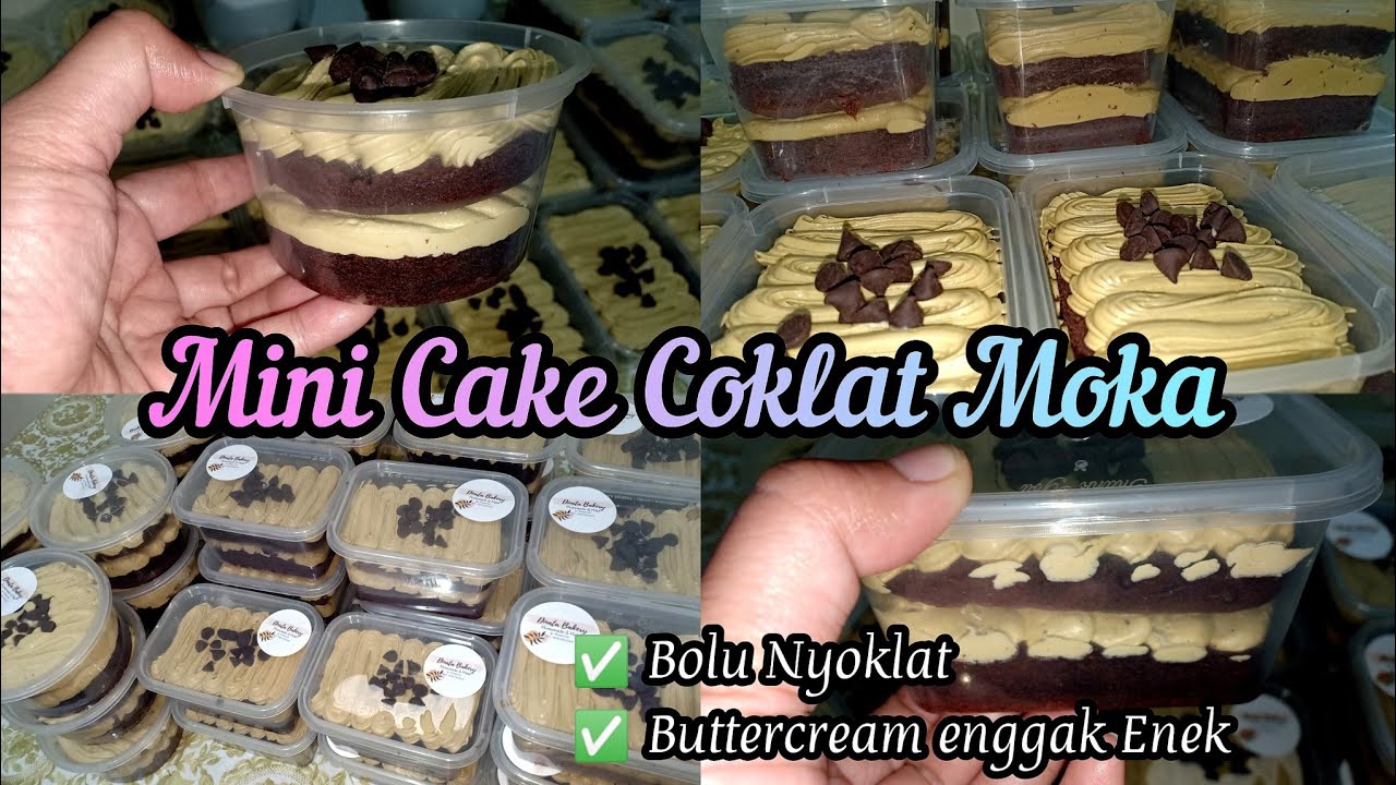 RESEP MINI CAKE COKLAT MOKA | COCOK UTK GIFT ULTAH #resepbolucoklat # ...