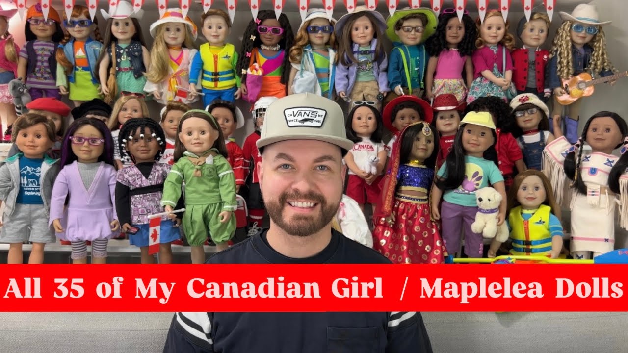 All 35 of My Maplelea / Canadian Girl Dolls! - YouTube