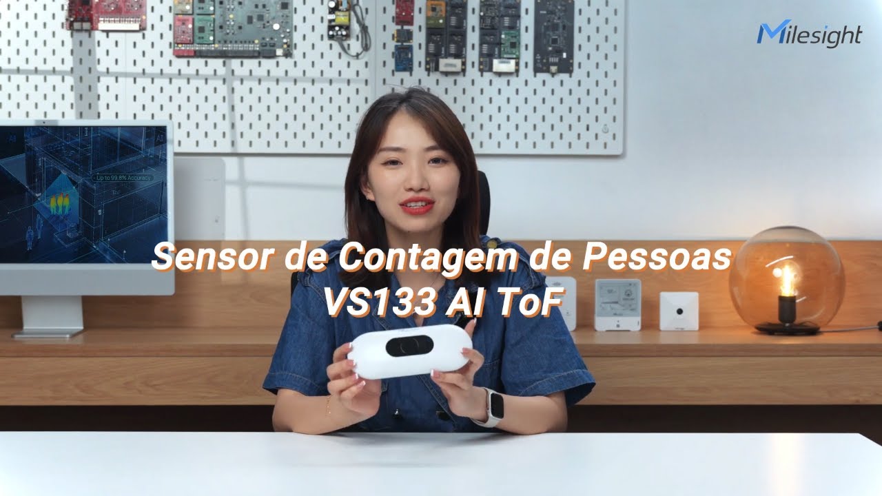 Sensor de Contagem de Pessoas VS133 AI ToF - YouTube