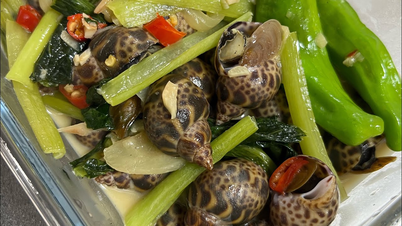 GINATAANG SUSO | Snails in Coconut Milk #pinoyfood #recipe # ...