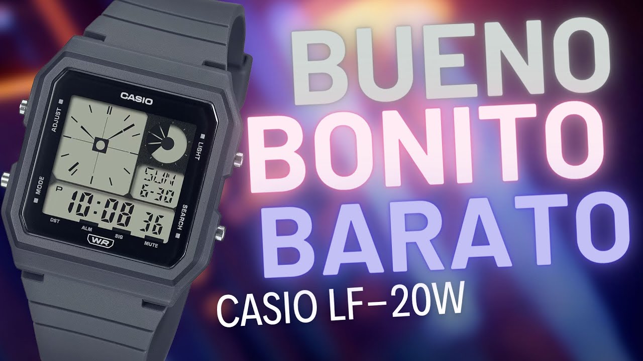 ¡Funciones a precio irresistible! Casio LF-20W | El homenaje Moderno al ...