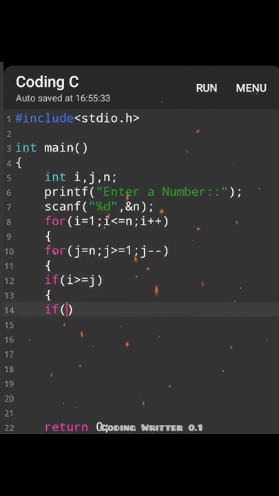 Normal Pattern Tutorial Video Ll C Programming Language Ll 💯🧠coding