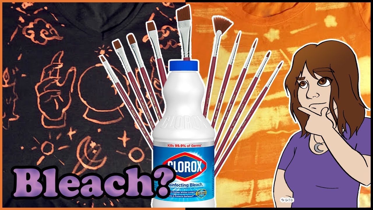 I Make Custom Bleach Art T-Shirts and how YOU can too - YouTube