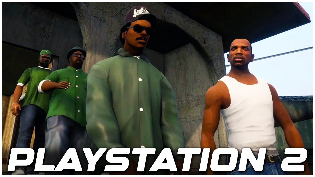 Grand Theft Auto San Andreas PS2 (PCSX2 HD Playstation 2 Gameplay ...