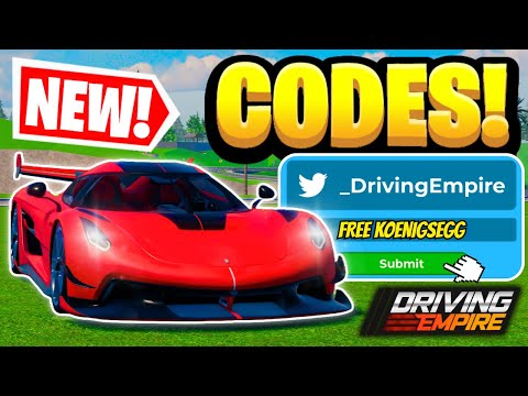 All WORKING Codes For Roblox Driving Empire 2025!