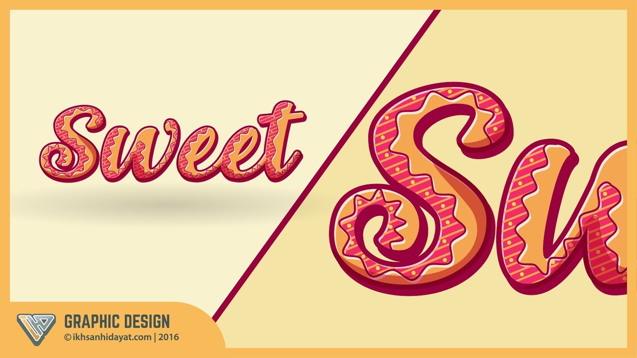 Custom Text | Text Effect Tutorial | Adobe Illustrator - YouTube