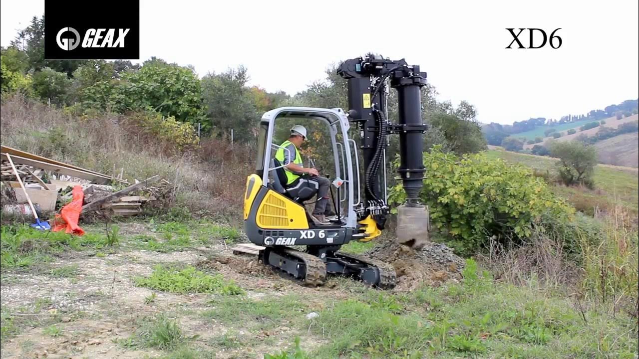 GEAX XD6 מכונת קידוח מיני לתמ"א 38 - YouTube