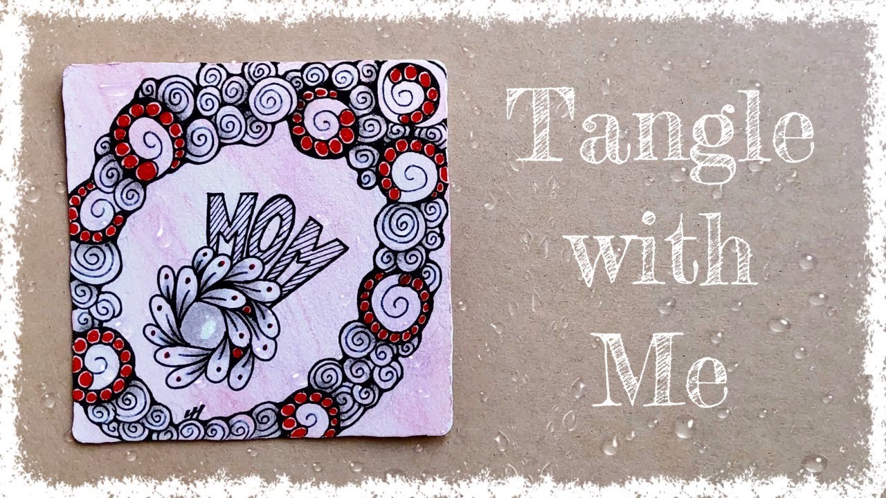 Zentangle ~ Mother’s Day Tangle with Me / 靜心禪繞，逐步跟畫 - YouTube