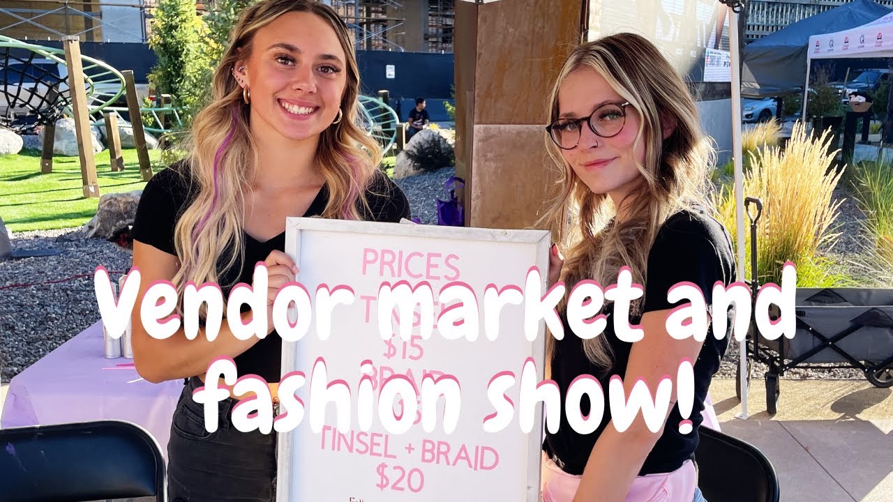 WE WERE VENDORS AT A LOCAL FASHION SHOW! - YouTube
